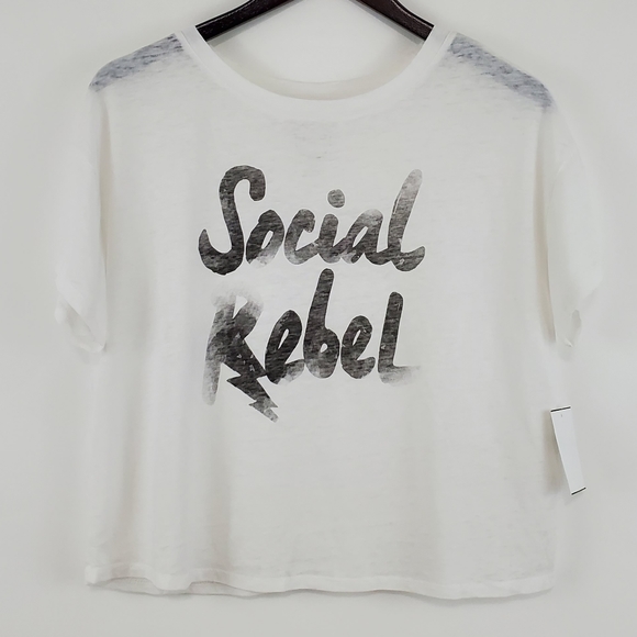 Project Karma | Tops | Project Karma Social Rebel Womens Tee Shirt ...